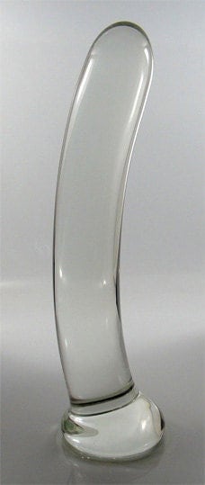 XL Extra Large Glass Smooth Headless Dildo – Luscious Playthings